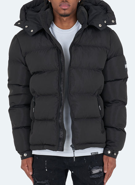NVLTY - Essential Puffer Jacket - Black – N V L T Y