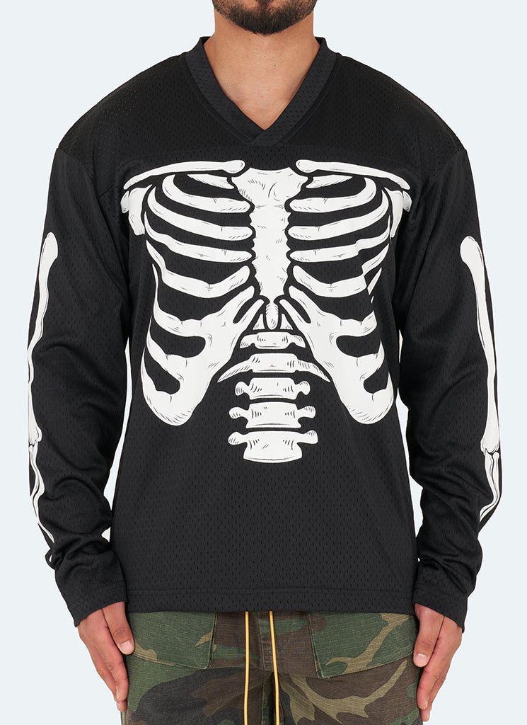 Vintage Skeleton Jersey - Black – N V L T Y