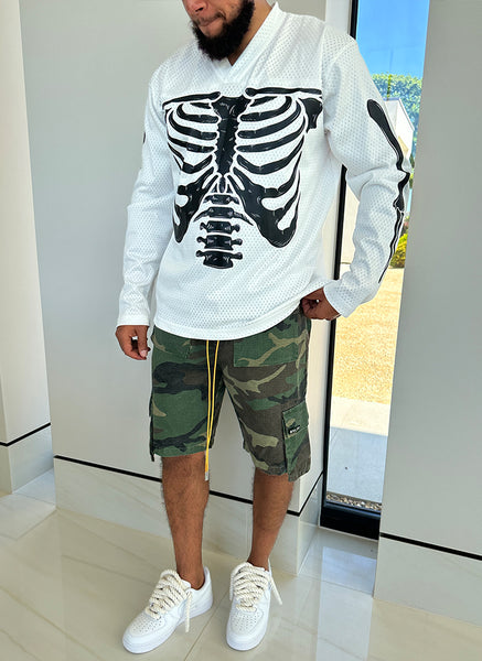 Vintage Skeleton Jersey - White – N V L T Y