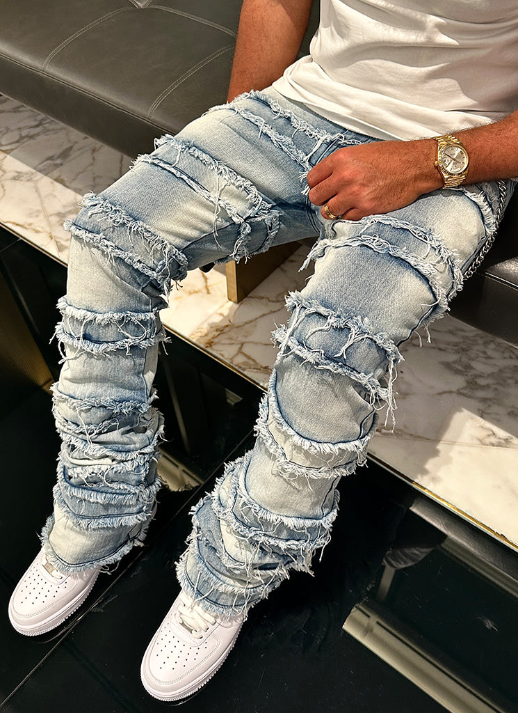 Vintage Flare Thread Jeans - Blue – N V L T Y