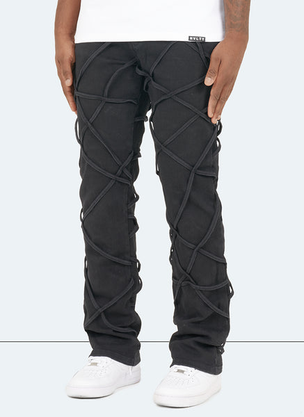 Vintage Rope Jeans - Black – N V L T Y